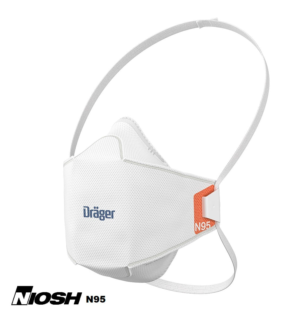 Dräger X-plore 1950 NIOSH N95 Respirator Mask - Made in Sweden