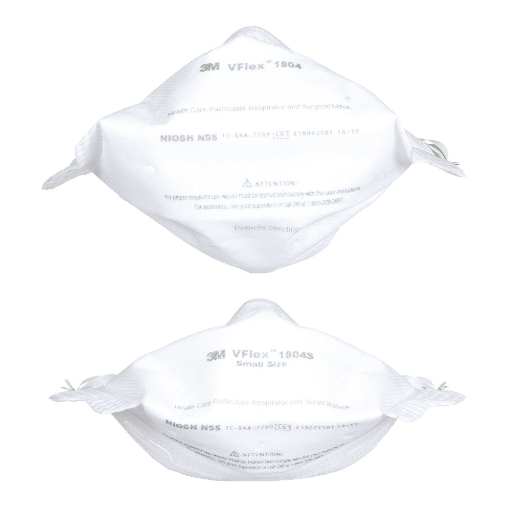 3M VFlex 1804 and 1804S NIOSH Surgical N95 2-Piece Sample Kit - Made i