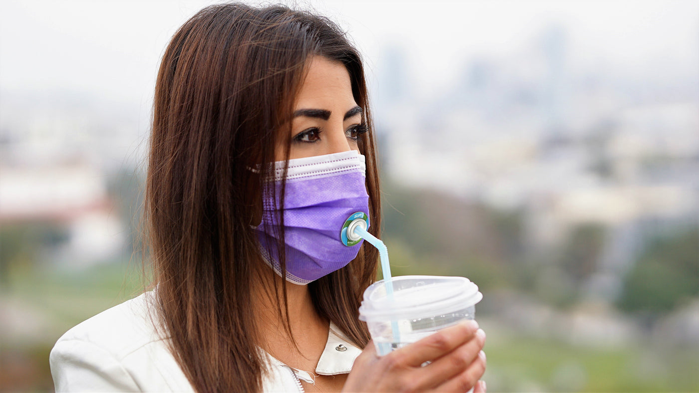SIP Airtight Drinking Valve for Masks and N95 Respirators